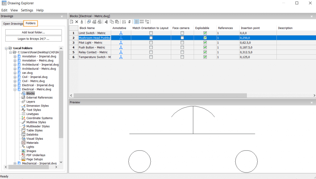 Manage Blocks With the Drawing Explorer – Blocks in BricsCAD® – P4 ...