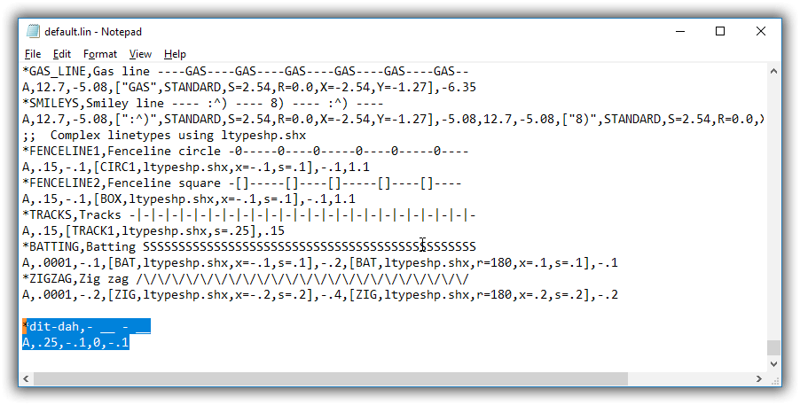 Creating Simple & Complex Linetypes - Customizing BricsCAD® - P17 ...