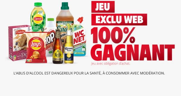 Jeu concours 100% gagnant avec Intermarché