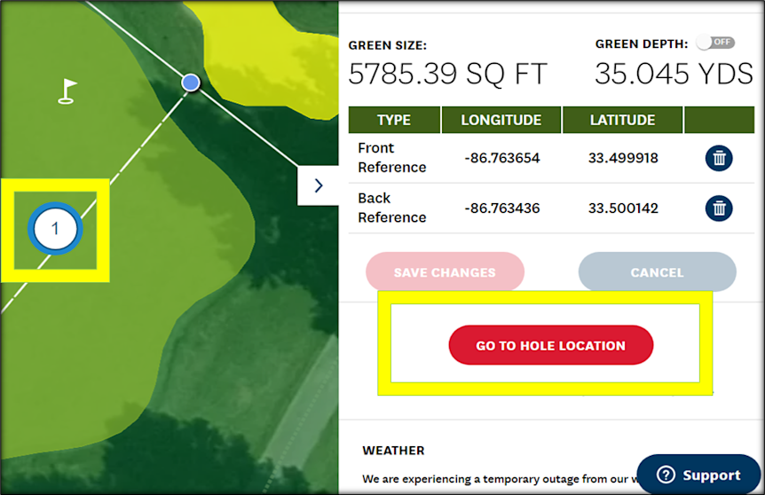 Setting Hole Locations - USGA Facility Products