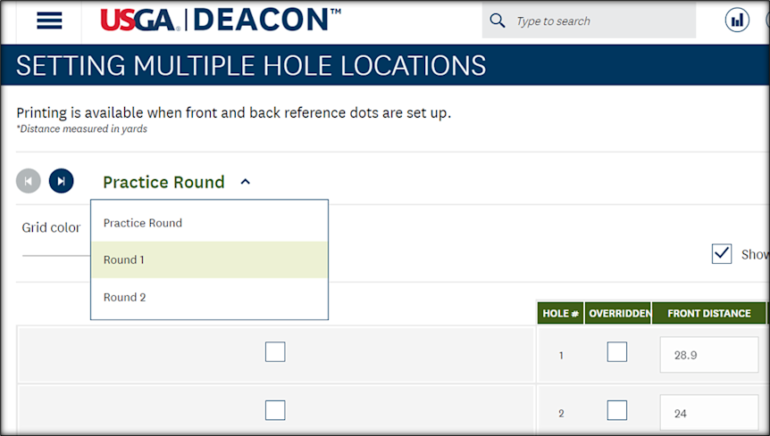 Setting Hole Locations - USGA Facility Products