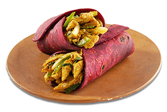 Beetroot Chicken Wrap