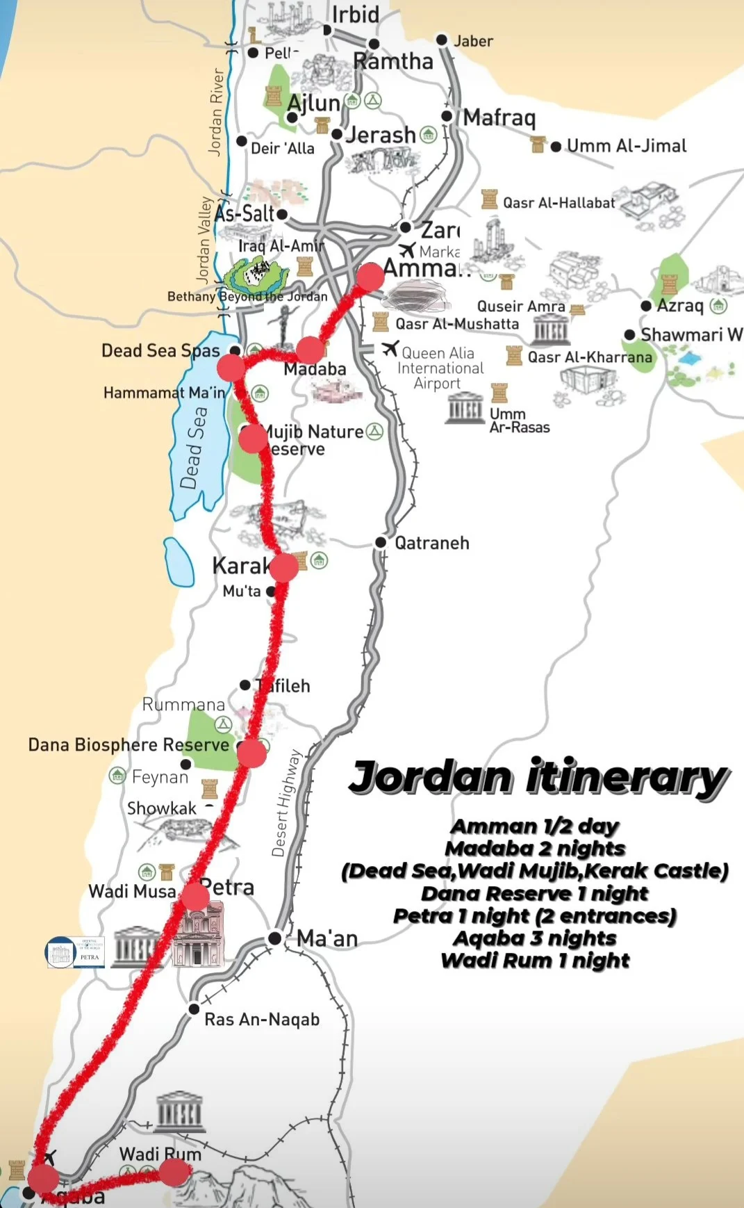 The perfect 10-day itinerary around Jordan | Lisa & Pol