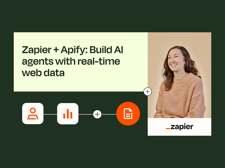 Zapier + Apify: Build AI Agents with Real-Time Web Data | Zapier