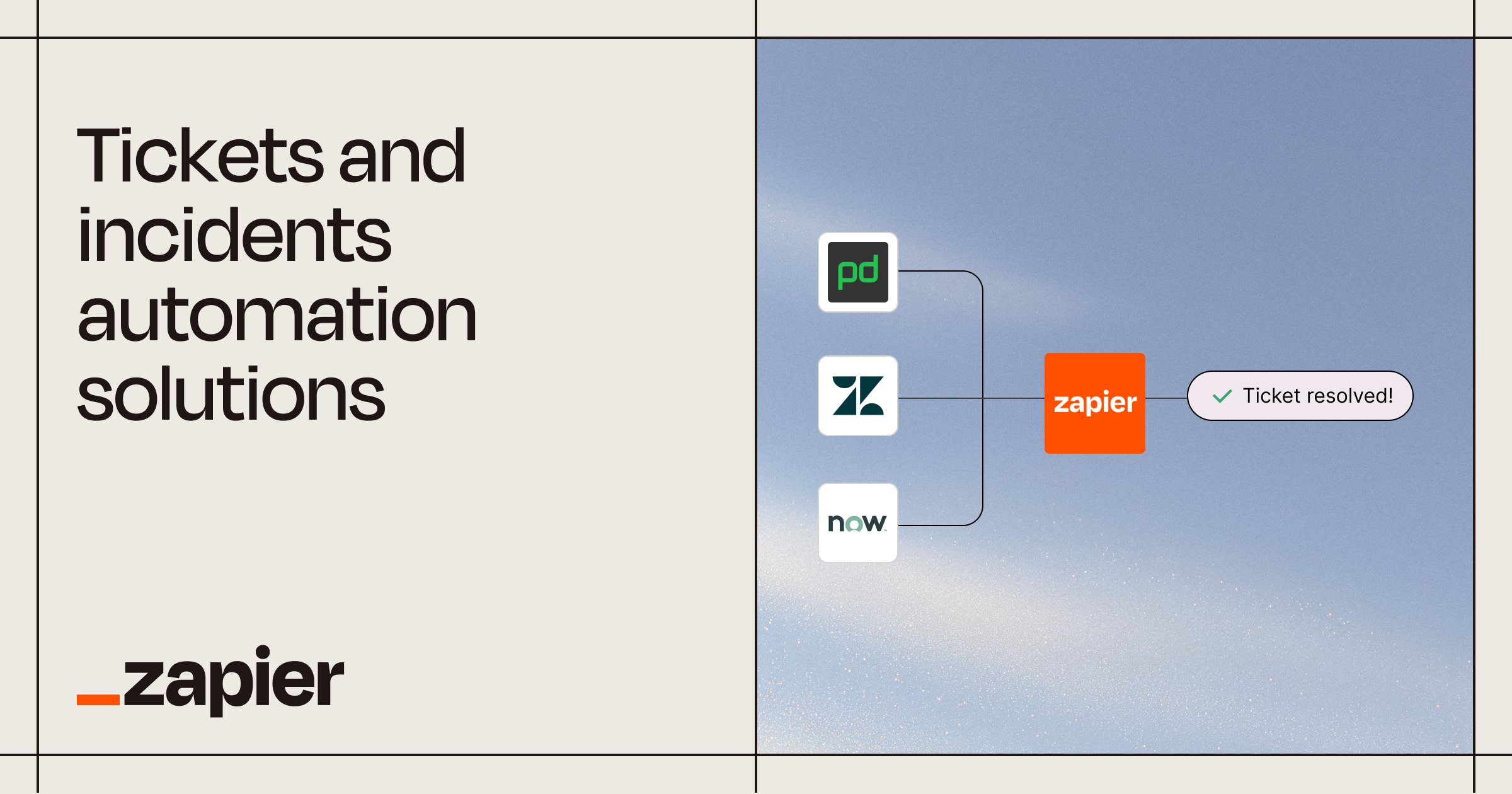 Tickets and incidents automation solutions | Zapier