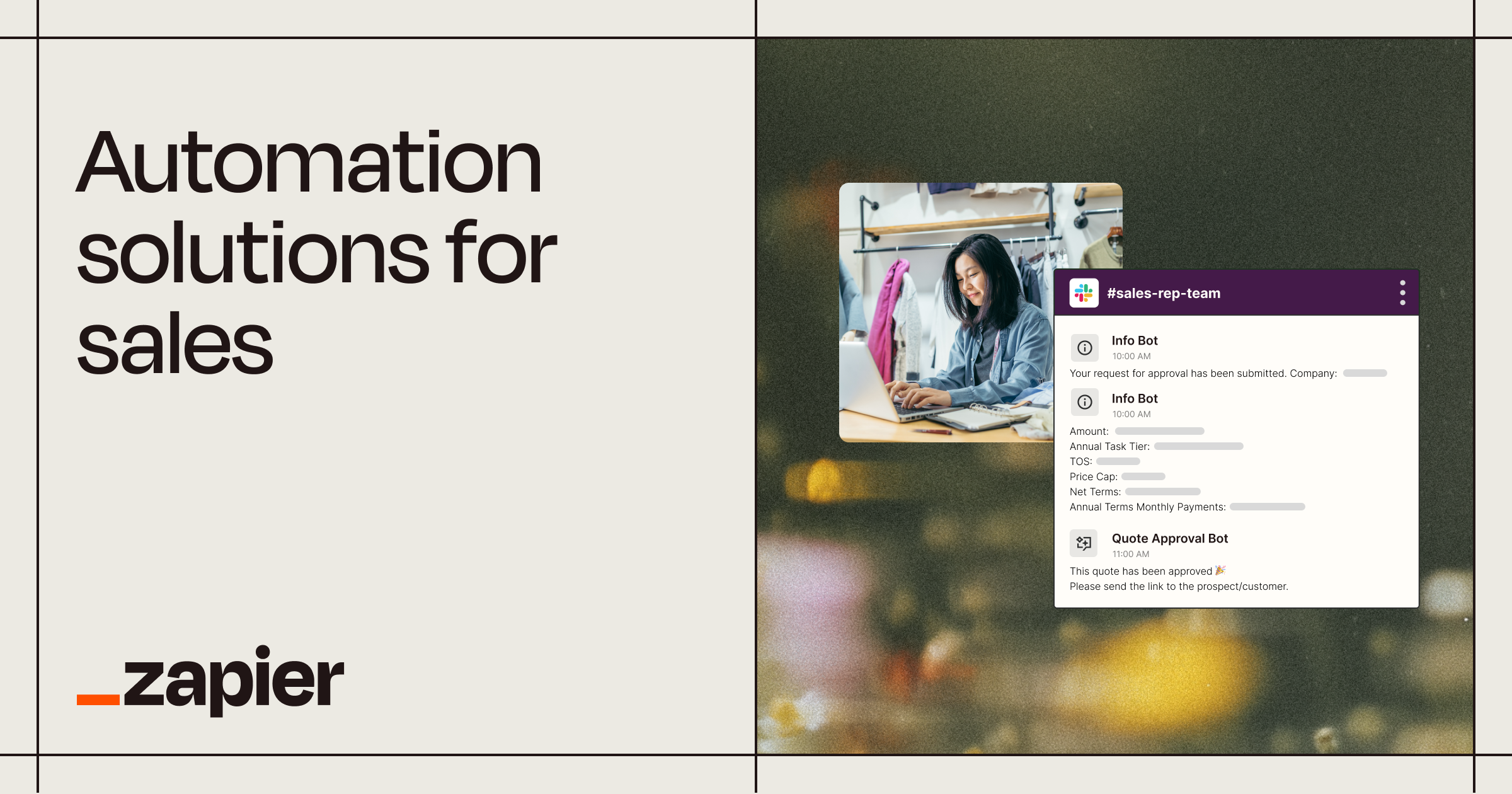 Sales automation solutions | Zapier