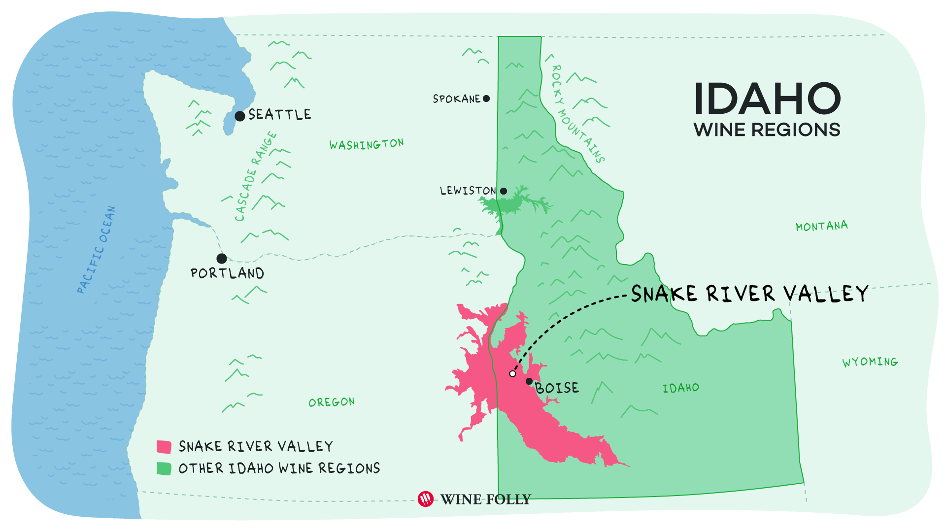 Snake River Valley | Idaho Wine Regions | Wine Folly