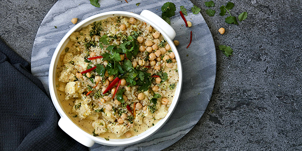 HEALTHY FISH CURRY WITH CAULIFLOWER RICE RECIPE