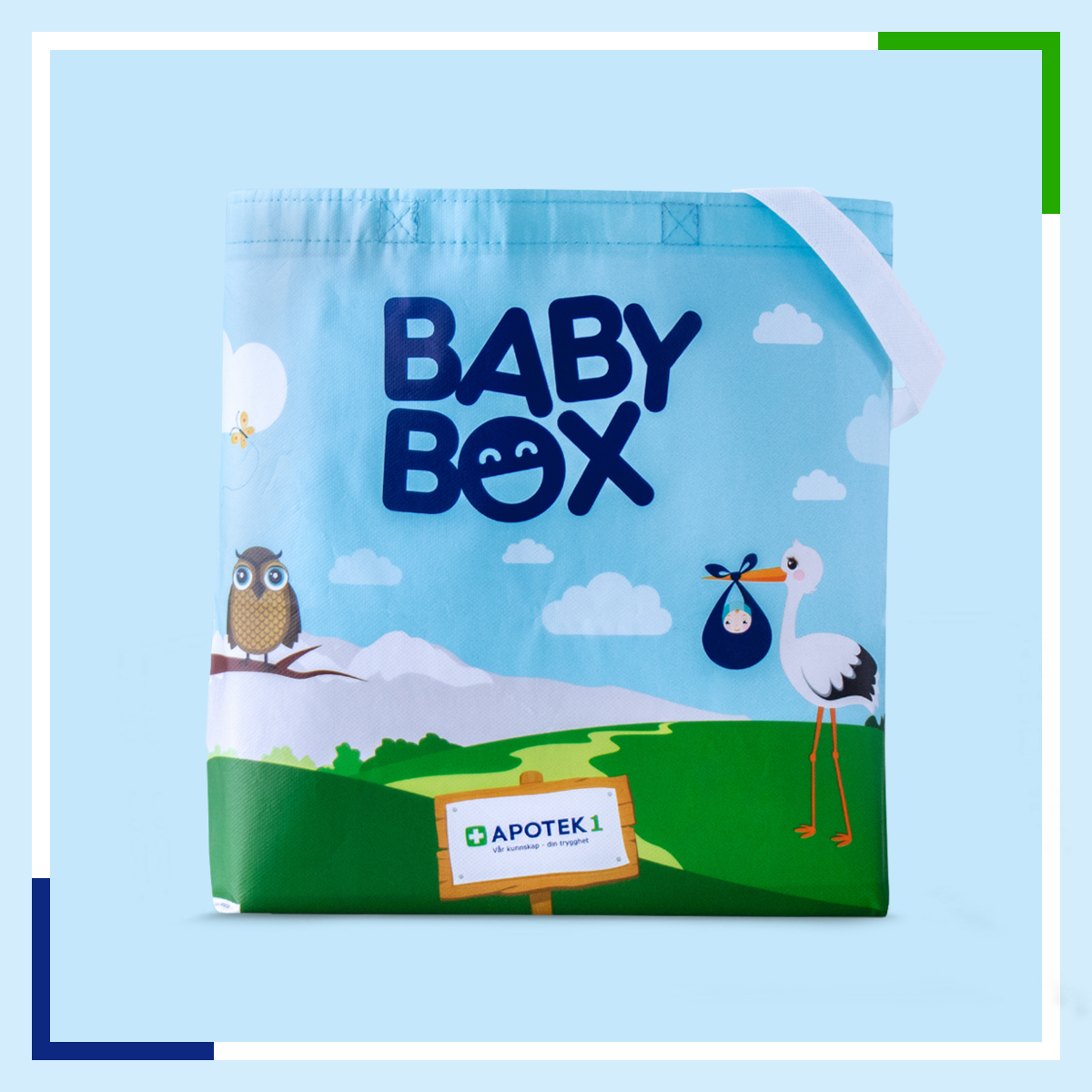 Babybox med flotte produkter - Apotek 1