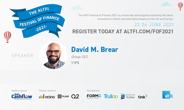 Meet our Festival of Finance speakers: David Brear, Group CEO of 11:FS ...
