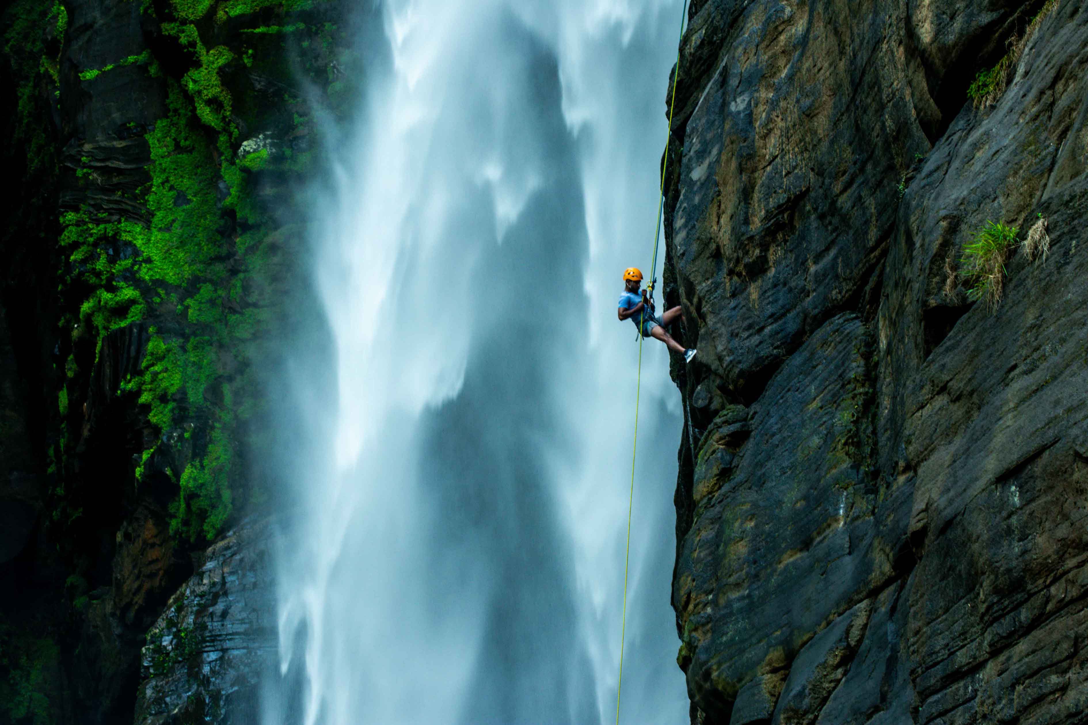 Waterfall Abseiling at Laxapana | Rapid Adventures