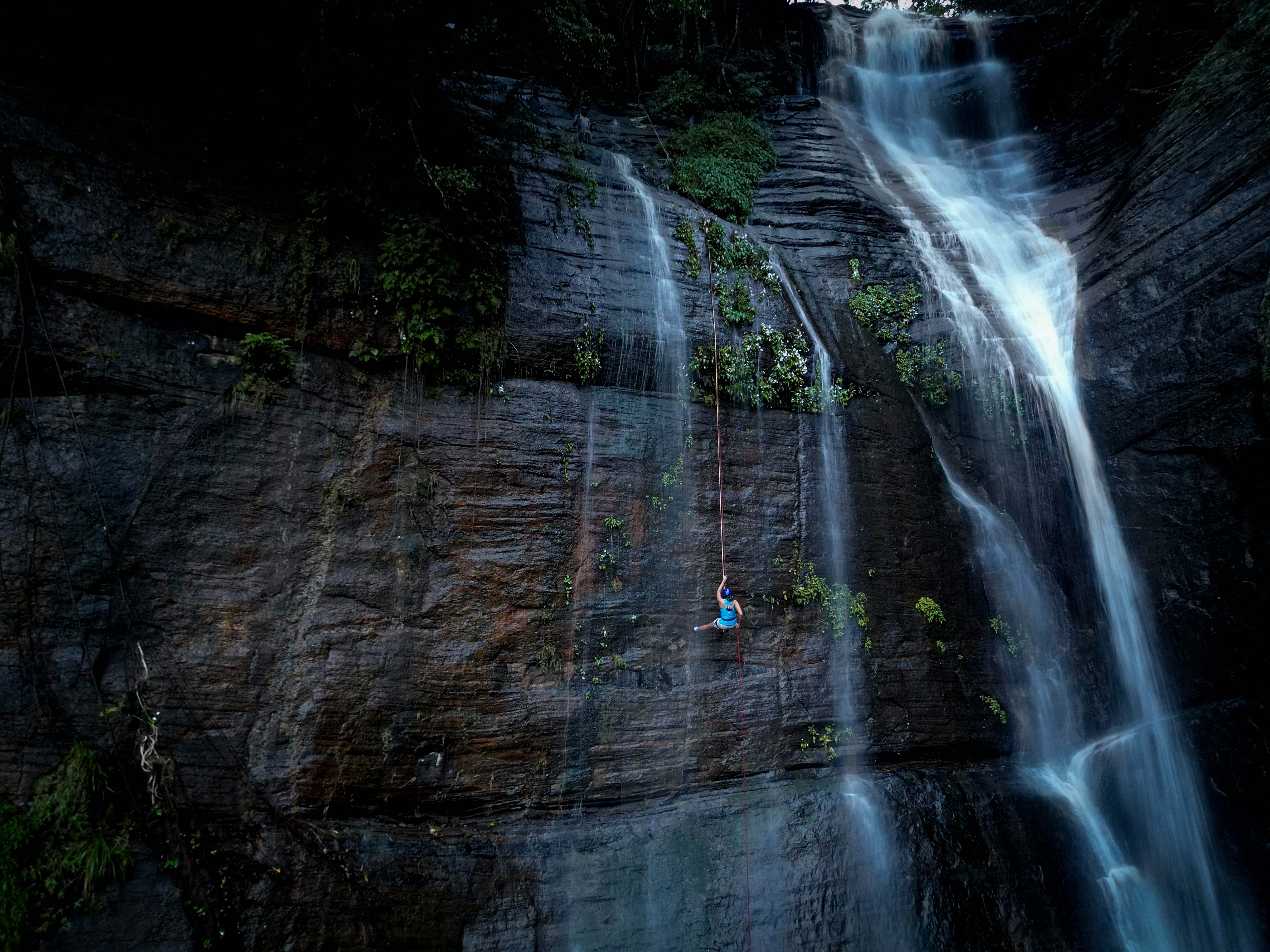 Waterfall Abseiling at Meemure | Rapid Adventures