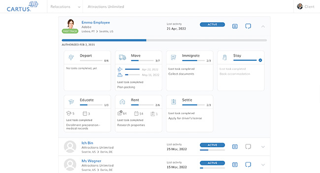 Cartus Launches High-Tech Experience with APAC Destination Services ...