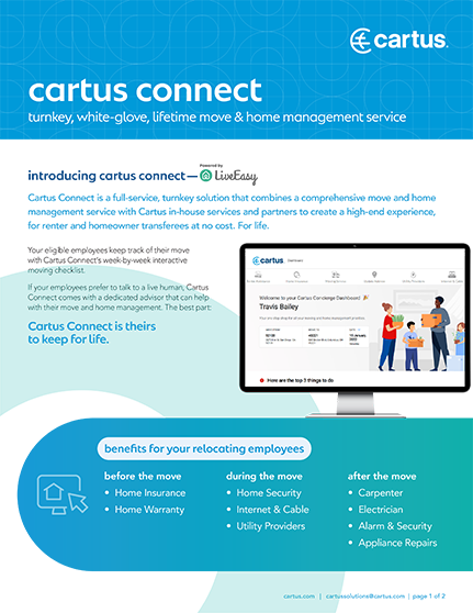 Cartus Connect | Turnkey Relocation Software & Technology