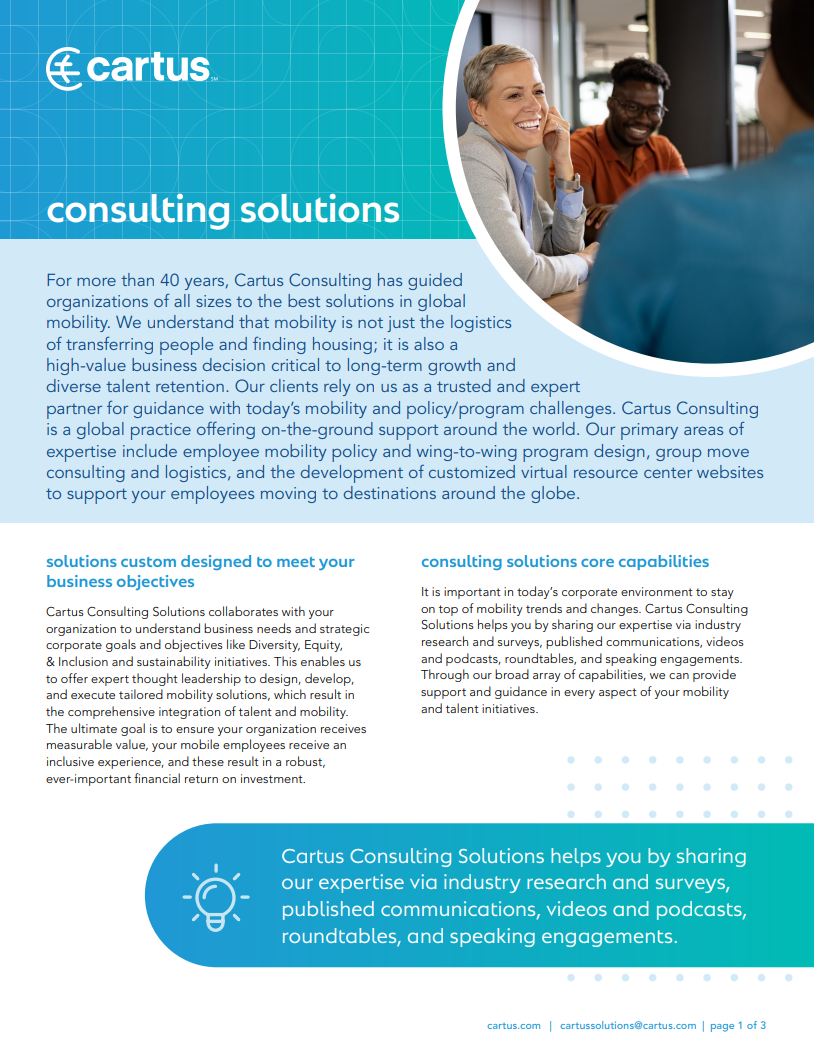 Client Relocation Services | Cartus