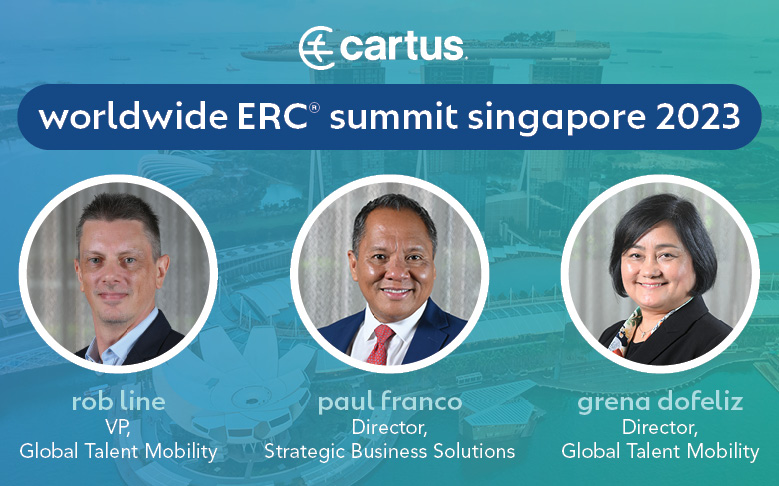 join cartus at the worldwide ERC® regional summit in singapore