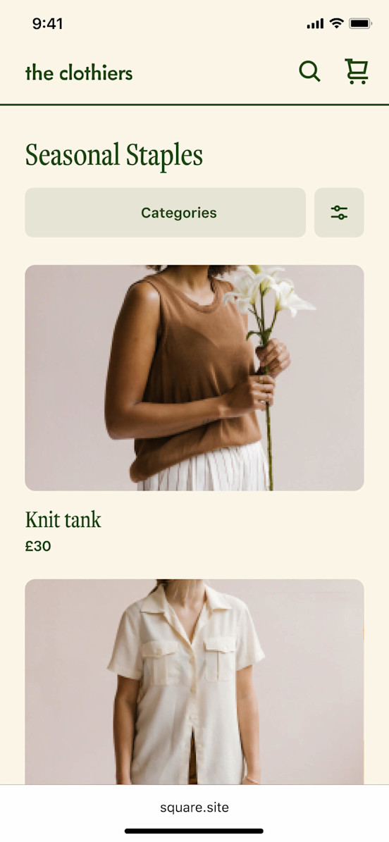 Website Templates Designs | Square