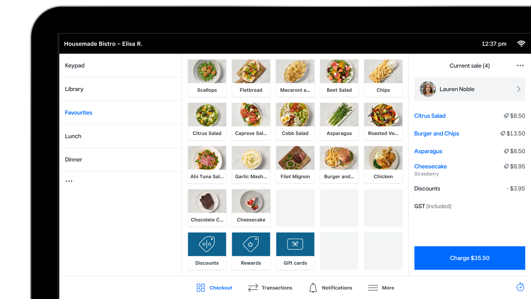 Fully Integrated POS Register | Square Register (2nd generation)