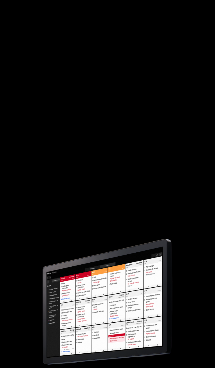 Sistema de visualización para cocina | KDS | Square
