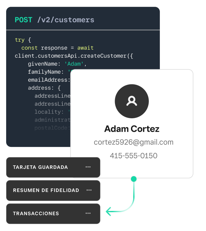 API y SDK de Square: Crea soluciones personalizadas en Square