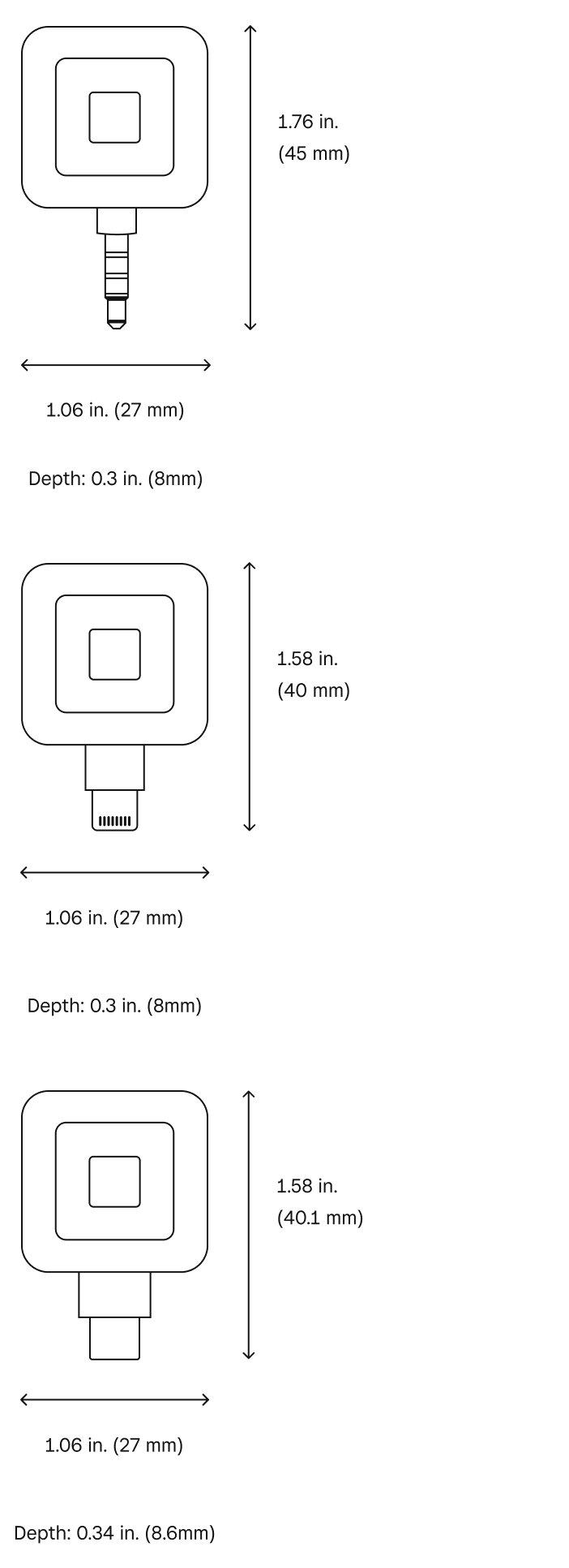 Magstripe card reader - Technical Specifications | Square