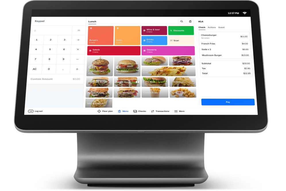Quick-Service Restaurant POS System and Software | Square