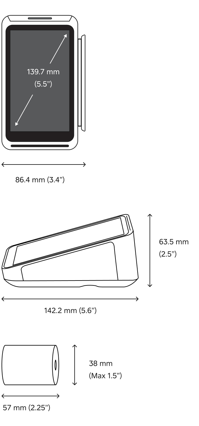 Credit card terminal - Technical Specifications | Square