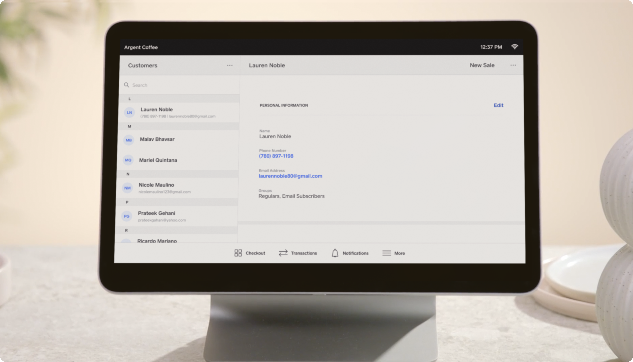 Customer Directory | Square’s free CRM