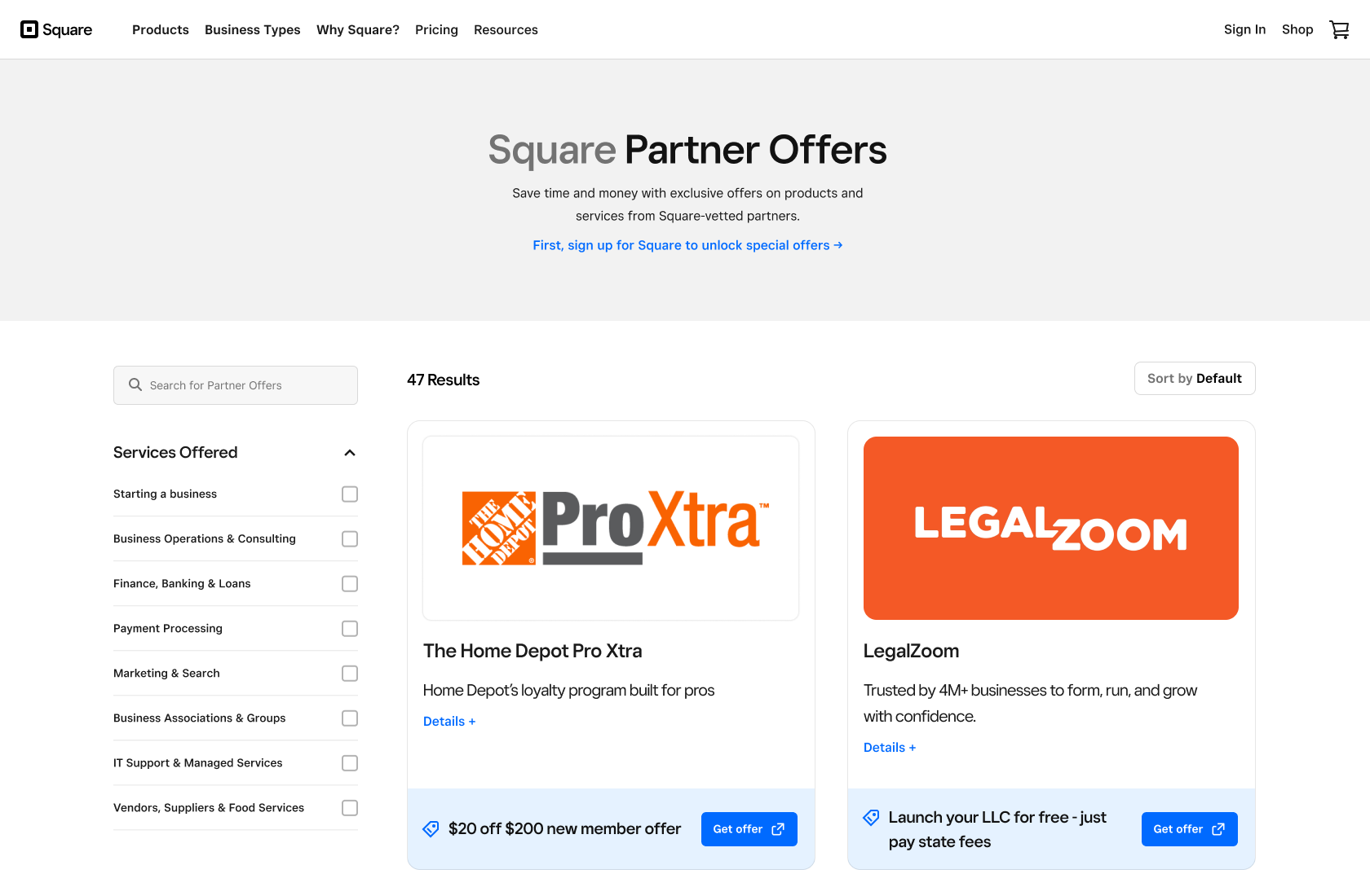Square Partner Offers - Access Premium Solutions