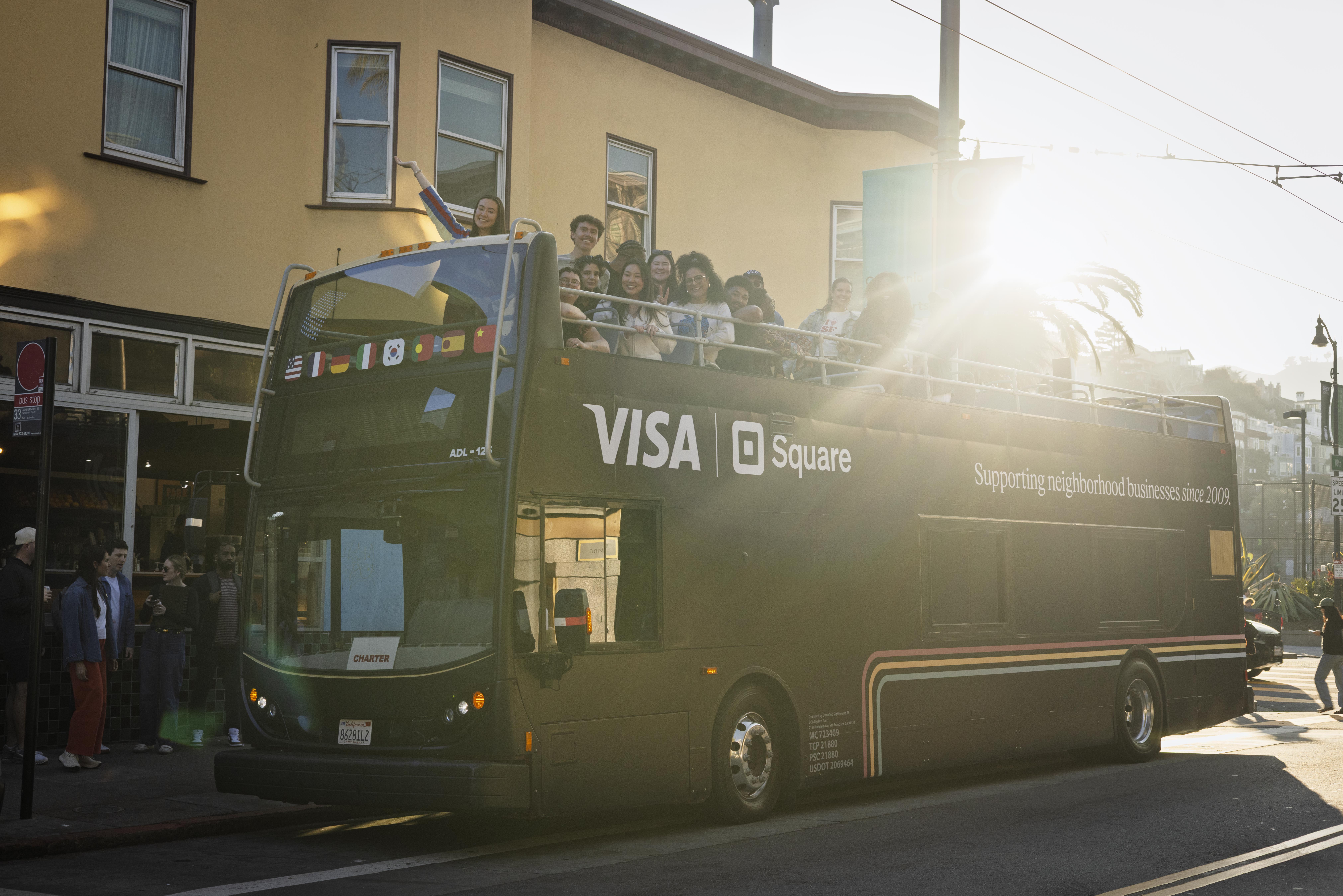 Square and Visa Launch "Square Stops Here," a Hop-On Hop-Off Bus Tour ...