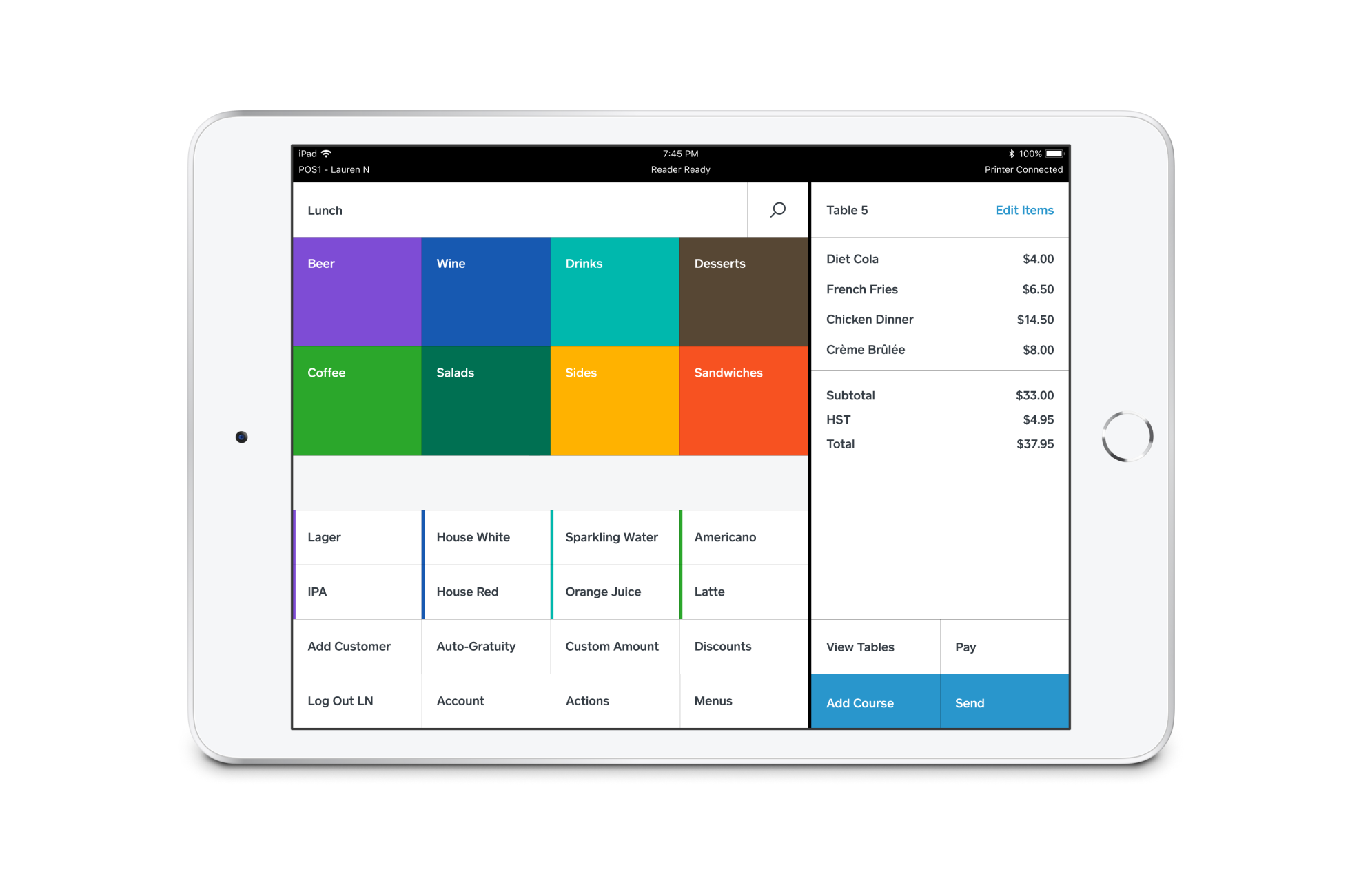 Quick Service POS System & Software | Square