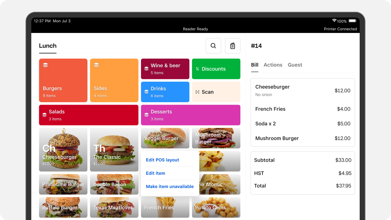 Restaurant POS System & POS Software Features | Square