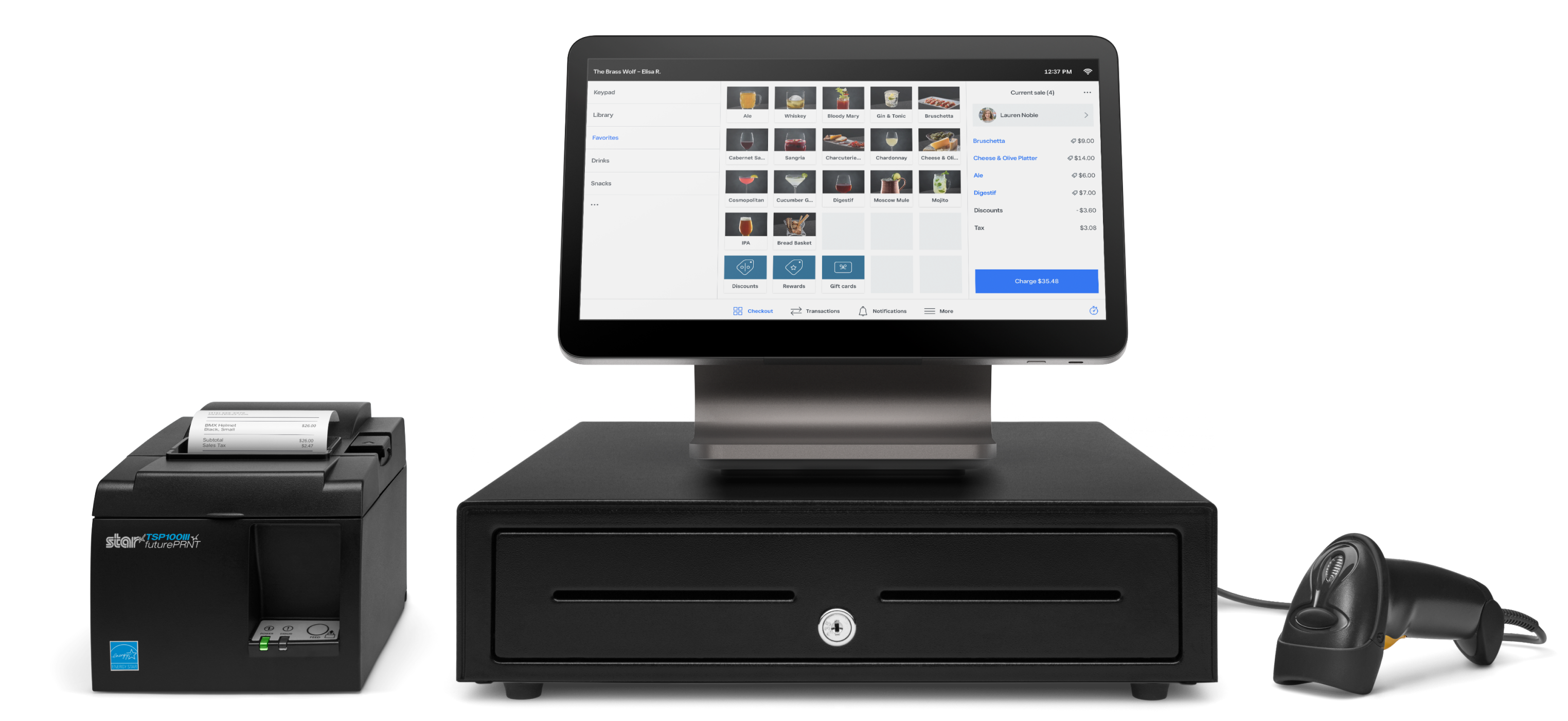 Fully Integrated POS Register | Square Register (2nd generation)