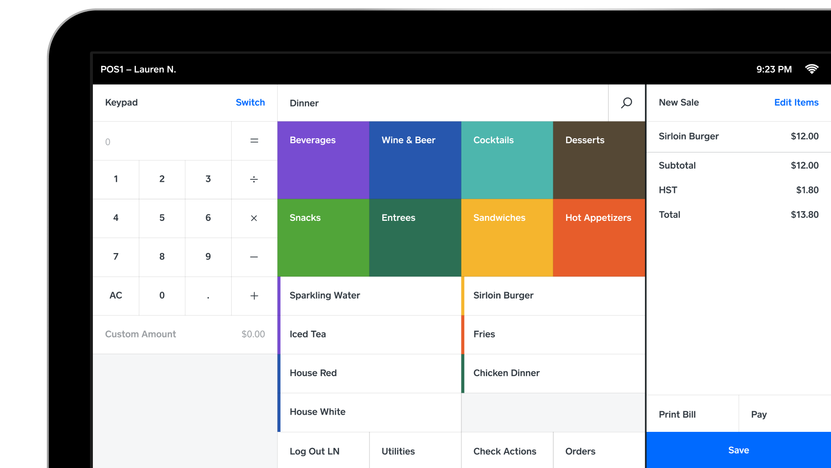 Fully Integrated POS Register | Square Register