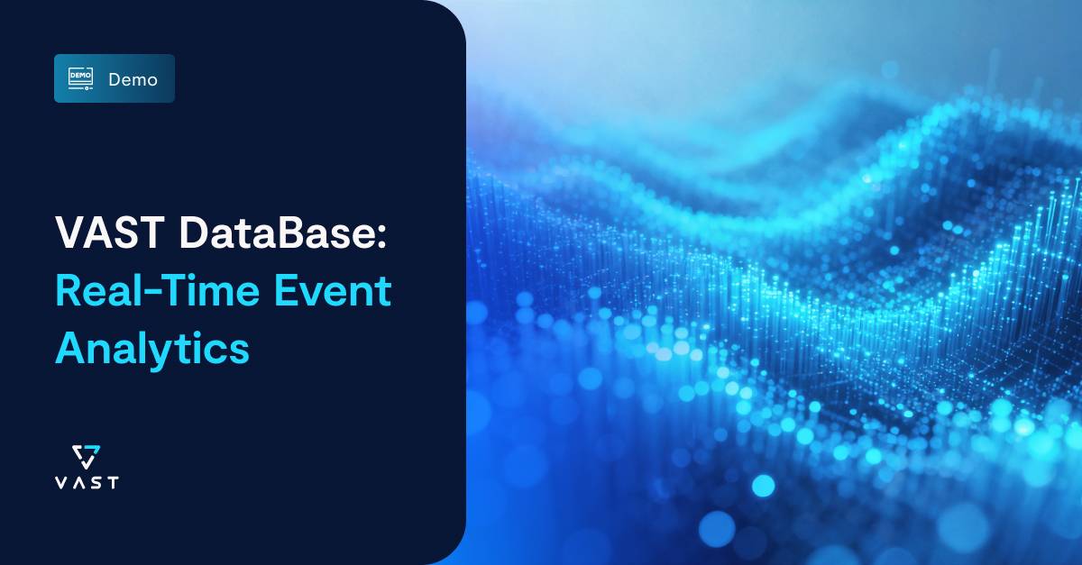 DataBase Feature: Real-Time Event Analytics - VAST Data