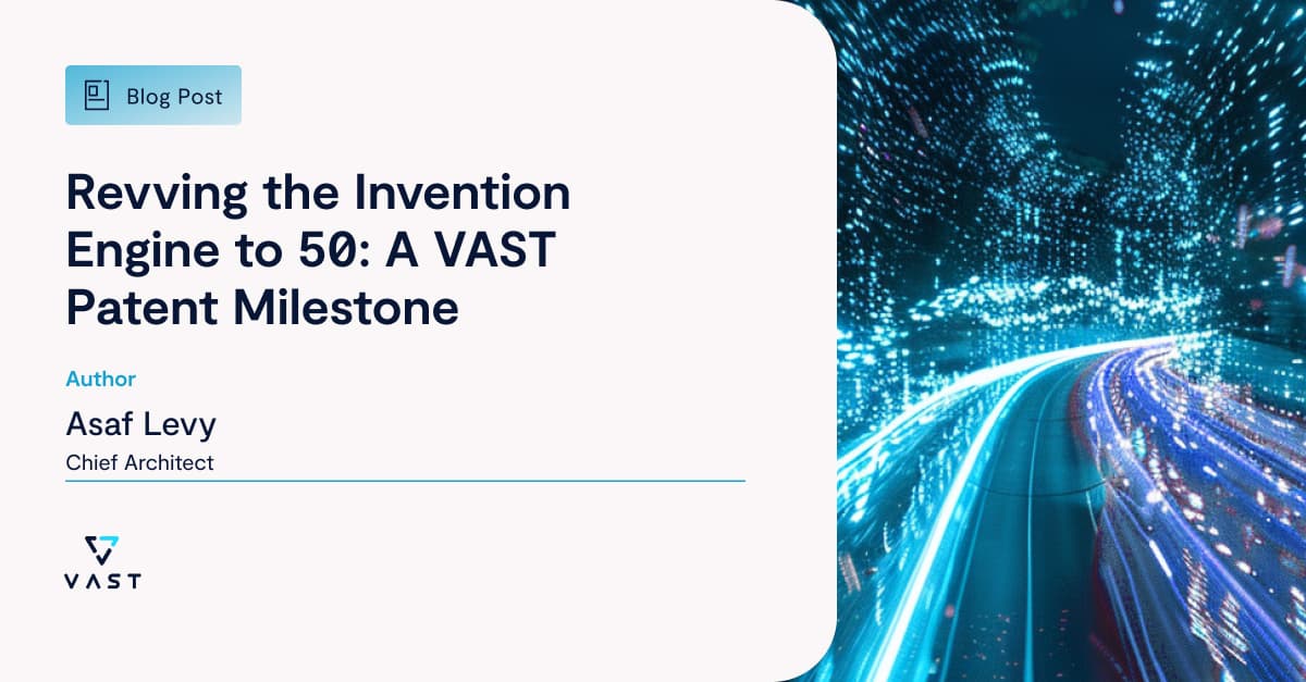 Revving the Invention Engine to 50: A VAST Patent Milestone - VAST Data