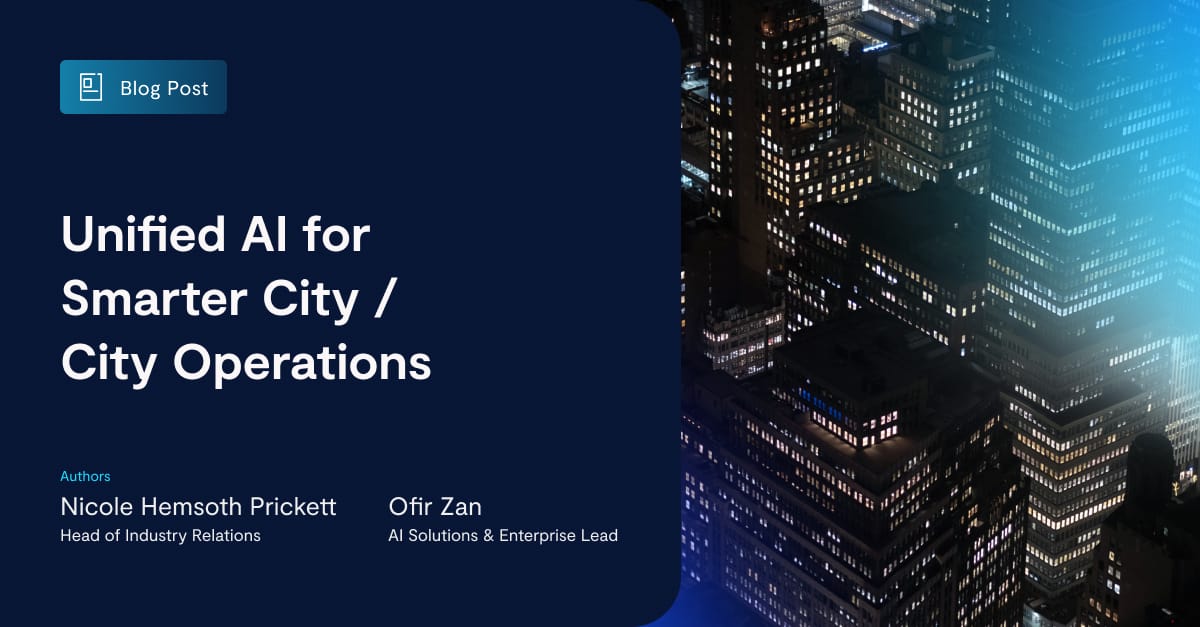 Unified AI for Smarter City / City Operations - VAST Data