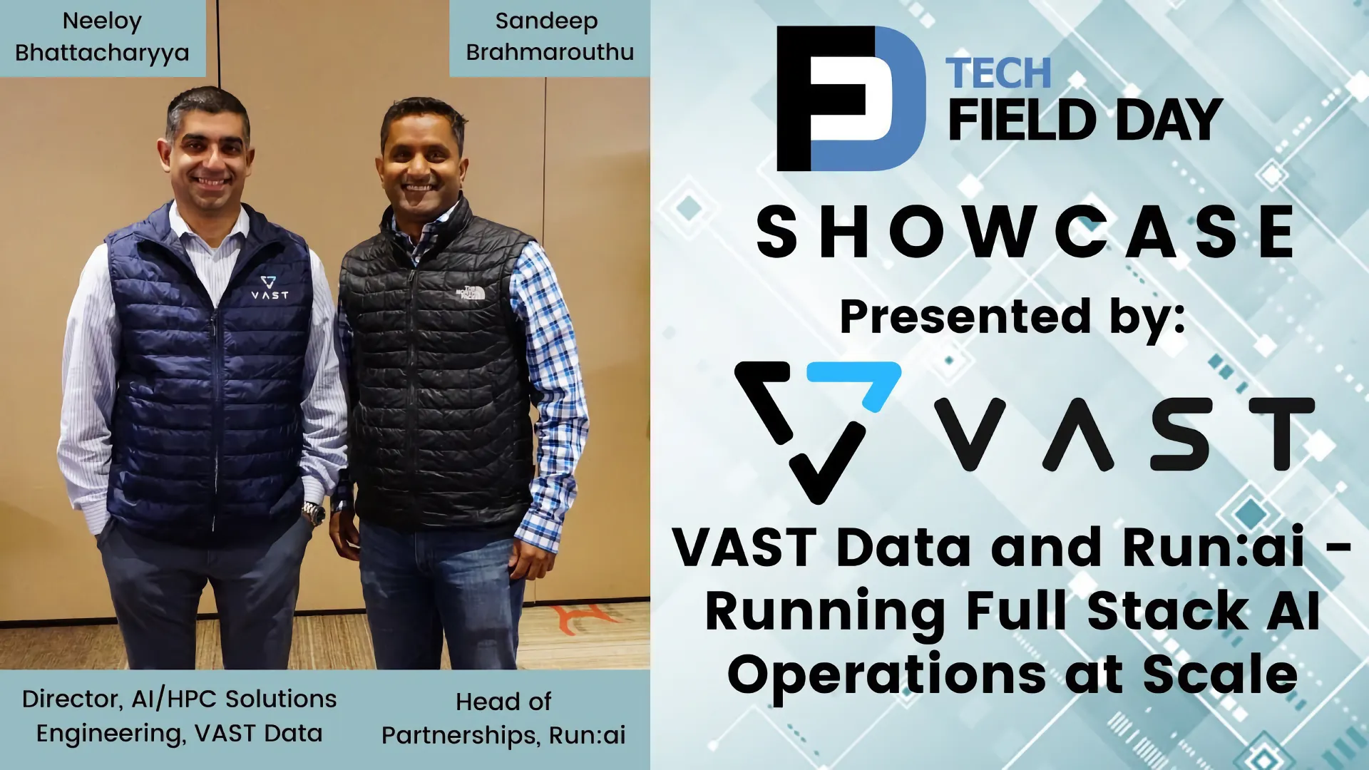 Running Full Stack Ai Operations At Scale With Vast Data And Runai Ai Field Day Vast Data