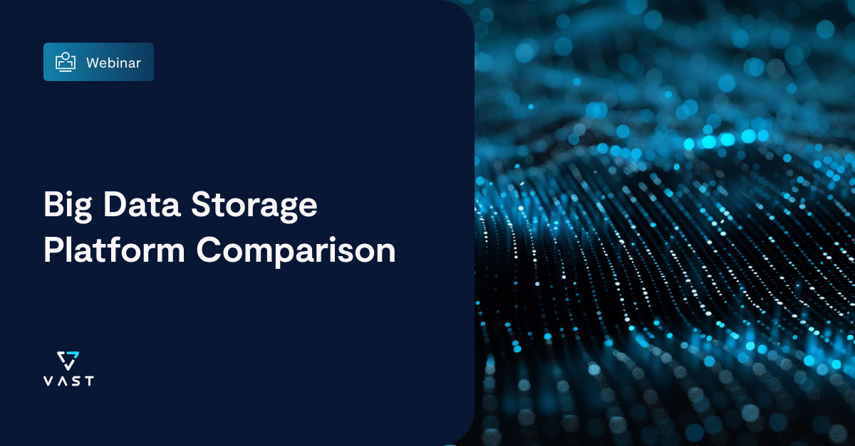 Big Data Storage Platform Comparison Guide