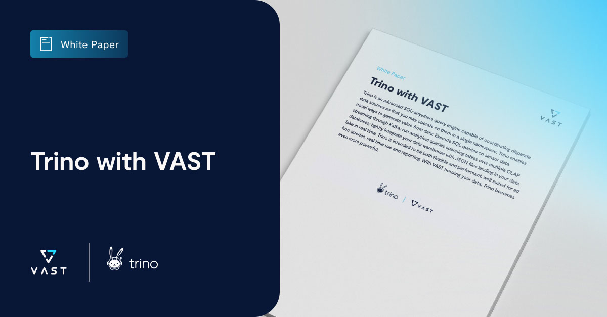 Trino with VAST Data White Paper - VAST Data