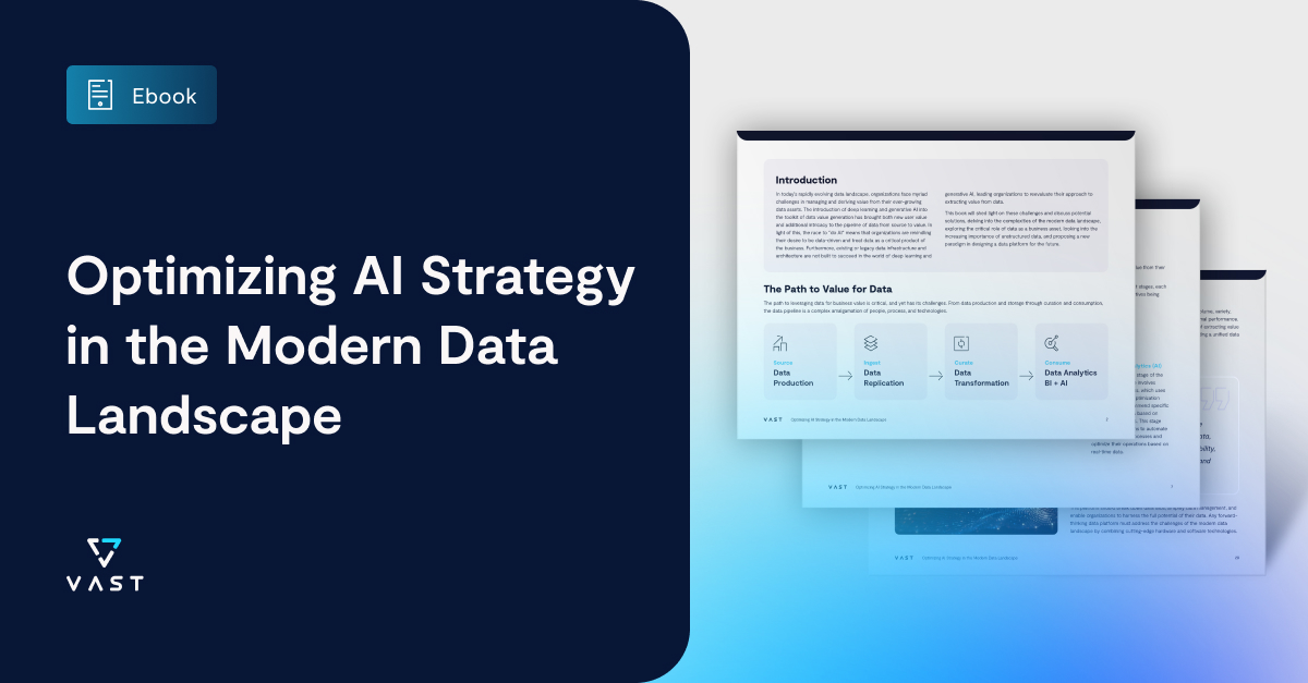 Optimizing AI Strategy in the Modern Data Landscape | VAST Data