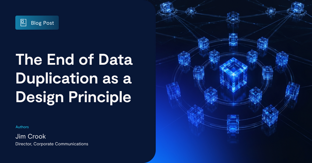 The End of Data Duplication as a Design Principle - VAST Data