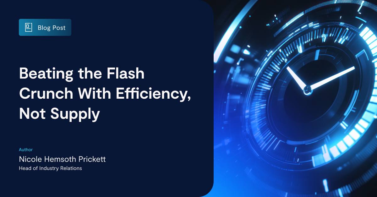 Beating the Flash Crunch With Efficiency, Not Supply - VAST Data