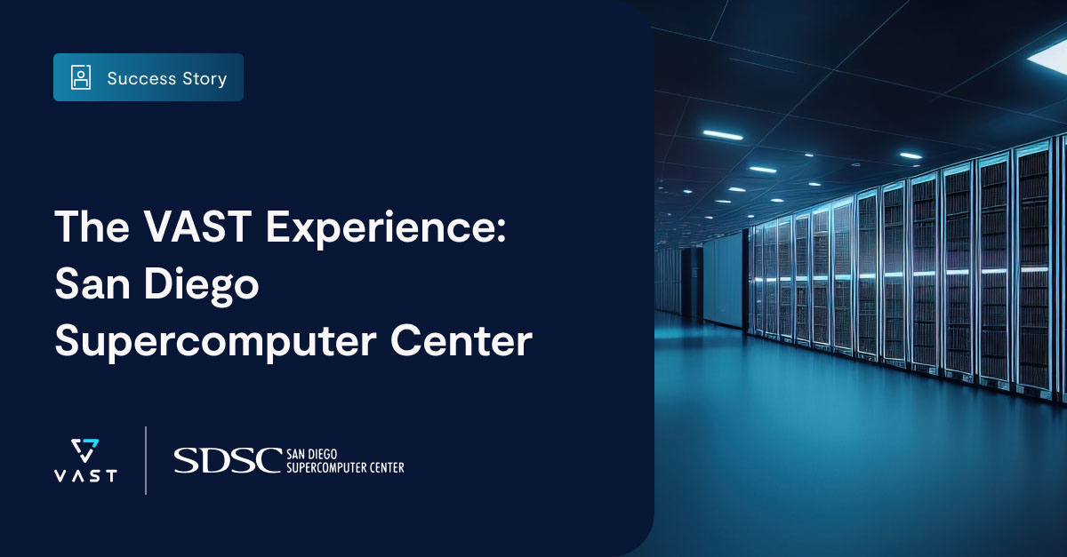 San Diego Supercomputer Center Success Story - VAST Data
