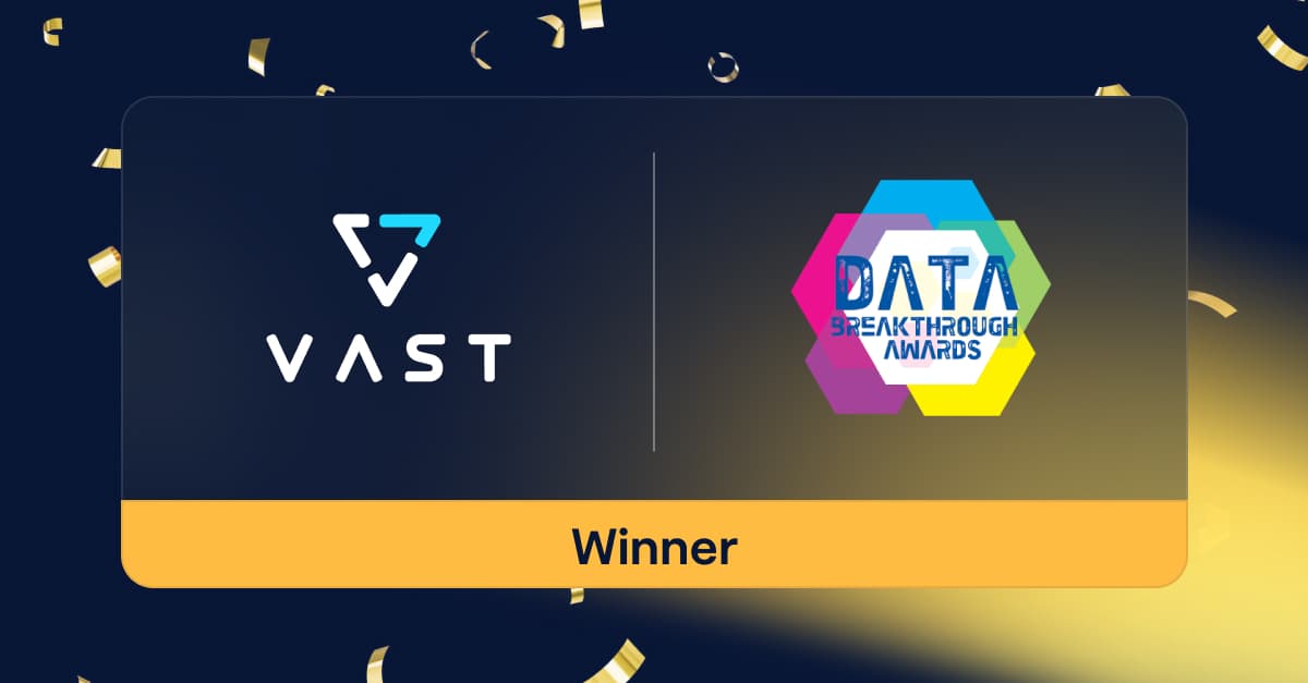 VAST wins 2024 Data Breakthrough Award for Overall Data Technology ...