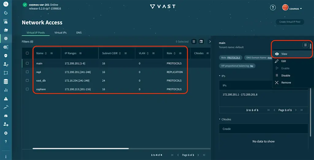 Introduction to Networking in the VMS - VAST Data