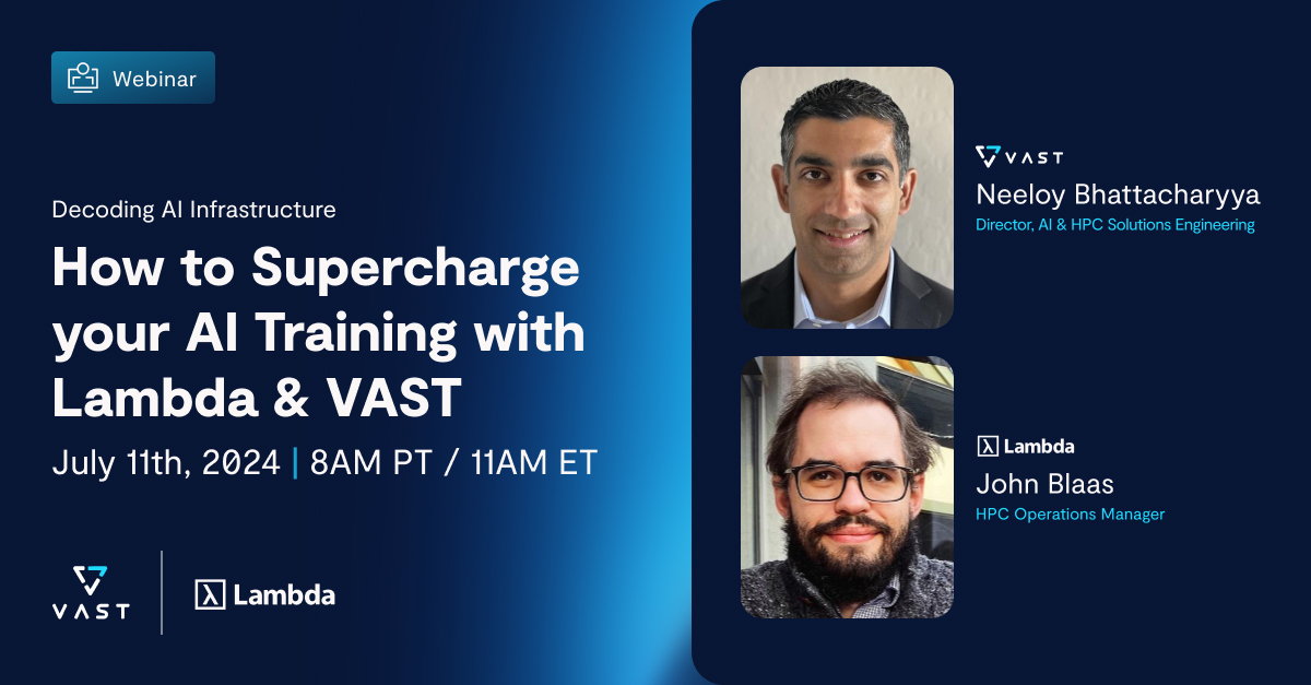 How to Supercharge your AI Training with Lambda & VAST