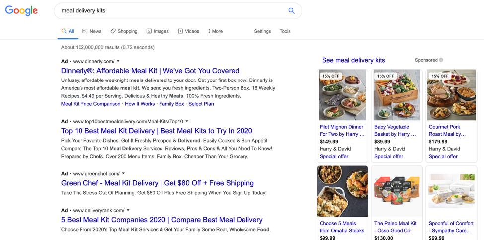 Google Paid Search Ads on Right Side of Search Results Again | RSO ...