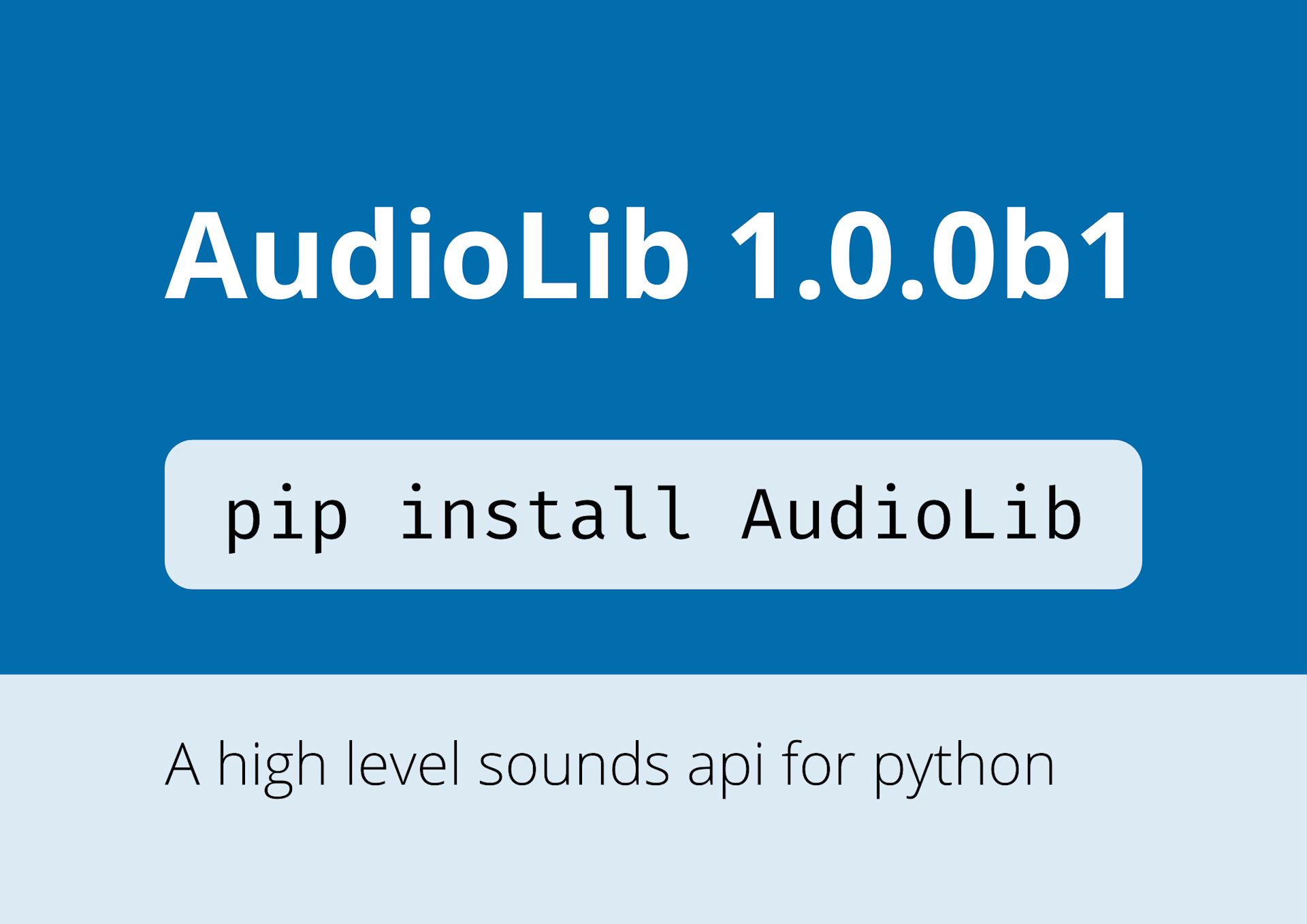 How to install AudioLib and PyAudio if pip install fails. How to install AudioLib and PyAudio if pip install fails.