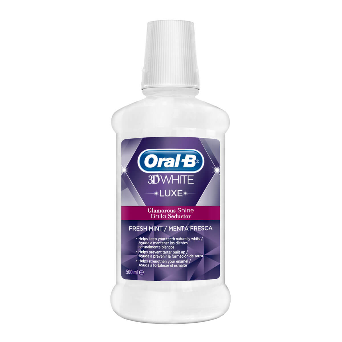 Elixir bucal Oral-B 3D White Luxe Brilho Glamoroso | Oral-B